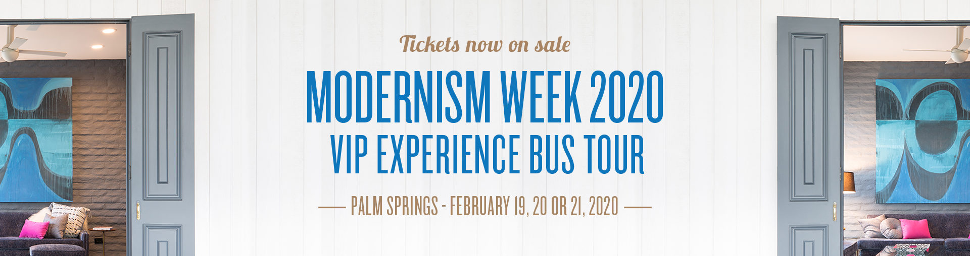 Modernism Week 2020 VIP Bus Tour tickets on sale now! - Willis